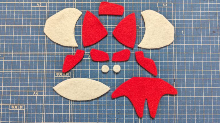 フェルトで作る金魚【無料型紙＆作り方】手作りおままごと手芸 | ＊あまなつのフェルトキッチン＊